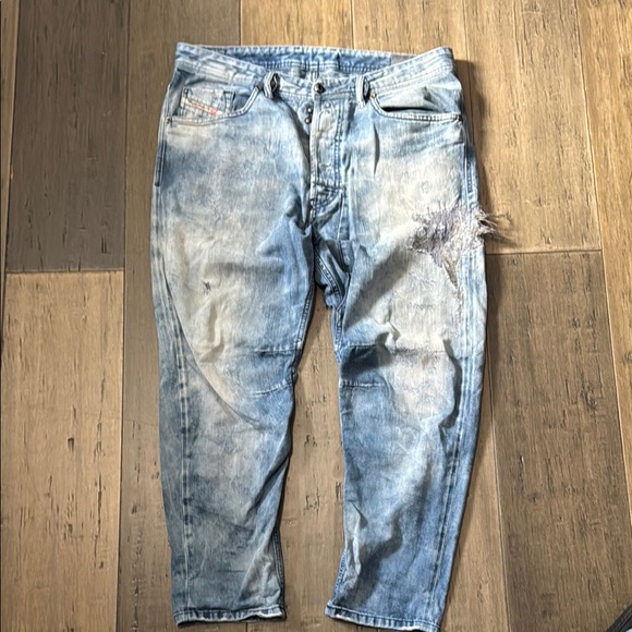 Diesel | Jeans | Diesel Dropped Crouch In Mens Distressed Blue Icon ...